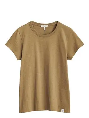 Rag & Bone Slub Crewneck Tee - Khaki