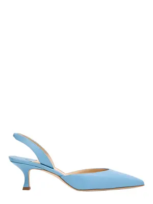 Manolo Blahnik Manolo Blahnik Carolyne Slingback Pumps Medium Blue