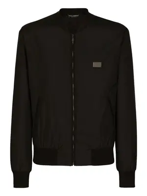 Dolce & Gabbana Logo-tag Track Jacket - Black