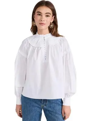 Ulla Johnson Marika Blouse - Blanc