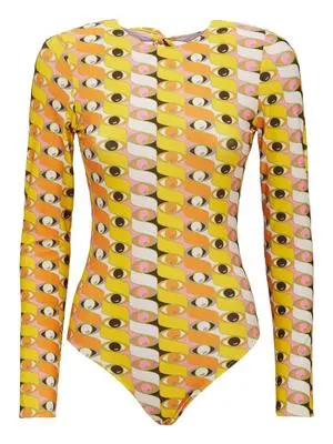 La DoubleJ Surf Long-sleeved Swimsuit - Yellow