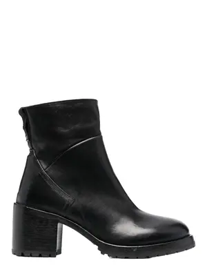 MOMA Moma 80mm Heeled Leather Ankle Boots