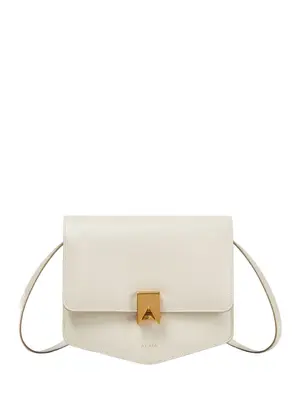 Alaïa Le Papa Leather Shoulder Bag - White