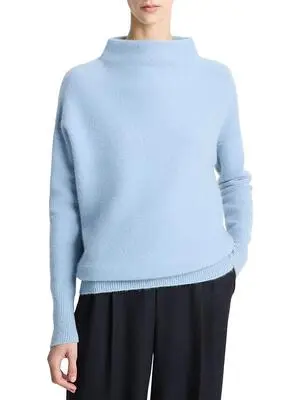 Vince Boiled Cashmere Funnel Neck Sweater - Amalfi