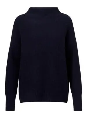 VINCE Boiled Cashmere Funnel Neck Sweater