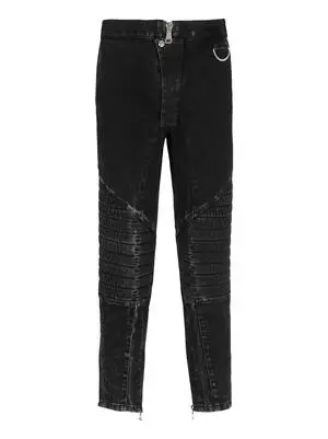 Balmain Cropped Skinny Jeans - Black