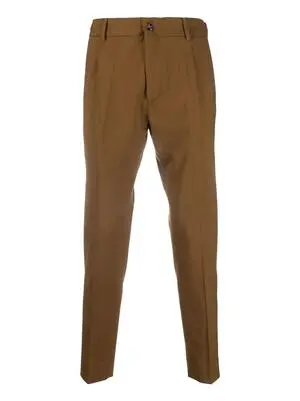 DELL'OGLIO High-Waist Cropped Trousers