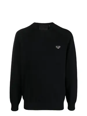 Philipp Plein Logo-plaque Jumper - Black