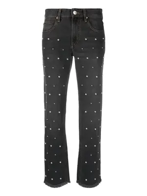 MARANT ETOILE Dulano Straight-leg Trousers - Black