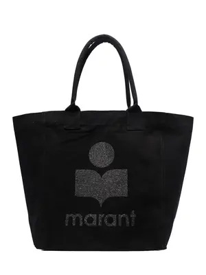 Isabel Marant Yenky Logo-print Tote Bag - Black