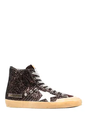 GOLDEN GOOSE Francy High-top Sneakers - Brown