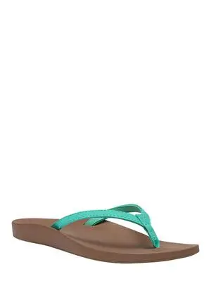 Sanuk Cosmic Yoga Joy Flip Flop Blue/green
