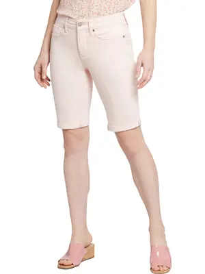 NYDJ NYDJ Briella Cuffed Bermuda Shorts Carnation
