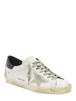 GOLDEN GOOSE Super-star Low-top Sneaker - White/ice/night Blue