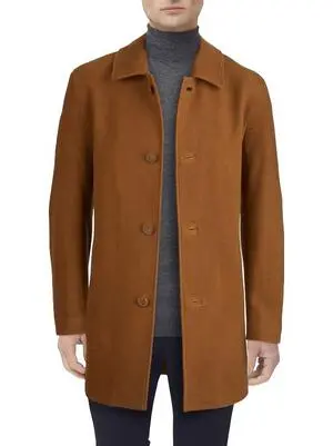 Cole Haan Wool-blend Overcoat - Camel