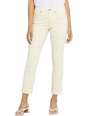 NYDJ Sheri Slim Ankle Jeans - Banana Sorbet