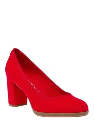 Anne Klein Castana Round-toe Pump - Red