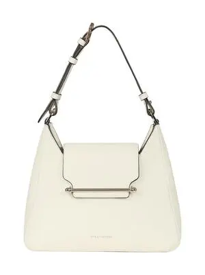 Strathberry Multrees Leather Hobo - Vanilla