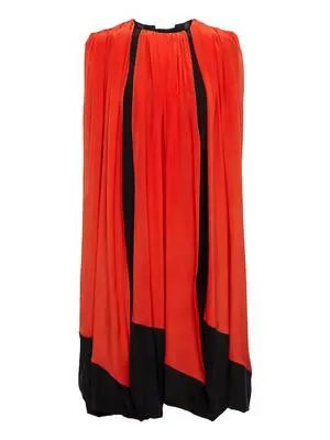 THE ROW Althea Silk Tunic Top - Red