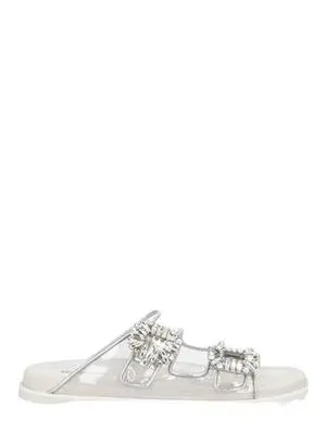 ROGER VIVIER Sandals With Crystals - Transparent