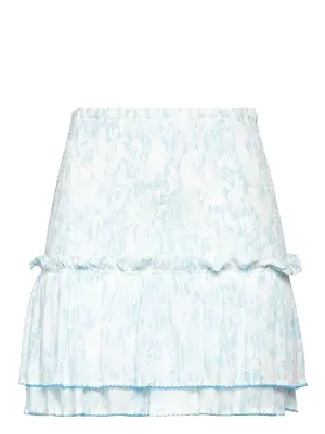 Poupette St Barth Mini Skirt - Blue