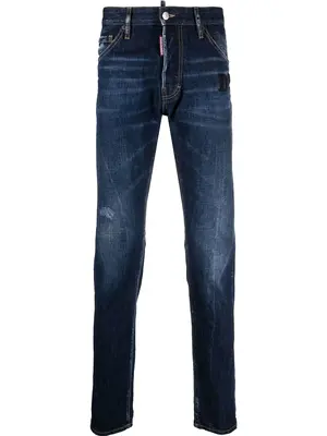 Dsquared2 Slim-cut Denim Jeans - Blue
