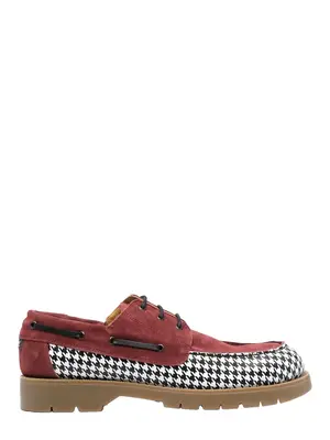 RASSVET Two-tone Boat Shoes - Red