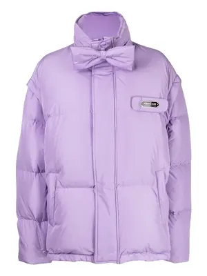 KIMHEKIM Detachable-sleeve Puffer Jacket - Purple