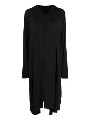 YOHJI YAMAMOTO Yohji Yamamoto Asymmetric Hooded Coat