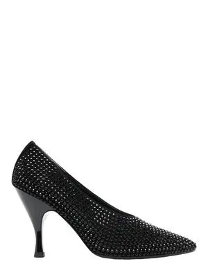 Tory Burch Studded Point-toe Pumps - Black