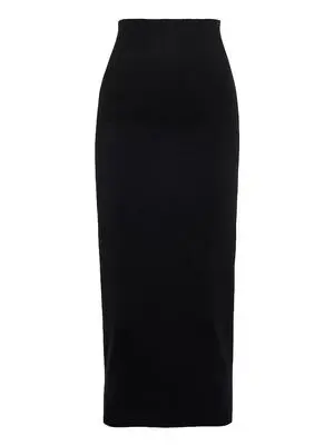 Victoria Beckham Body High-rise Knit Midi Skirt - Black