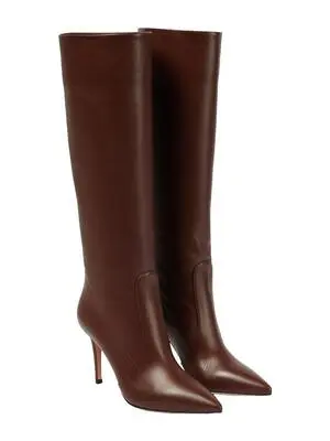 GIANVITO ROSSI Gianvito Rossi Hansen 85 Knee-High Leather Boots