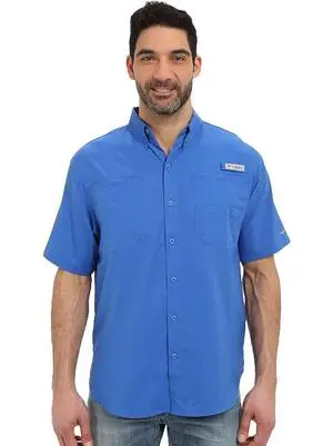 Columbia Tamiamitm Ii S/s Short Sleeve Button Up Beet - Blue