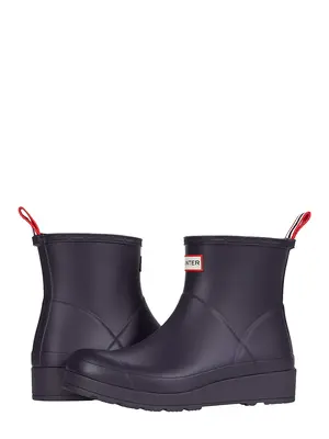 Hunter Hunter Play Short Boot - Waterproof Rubber Rain Boots Olive