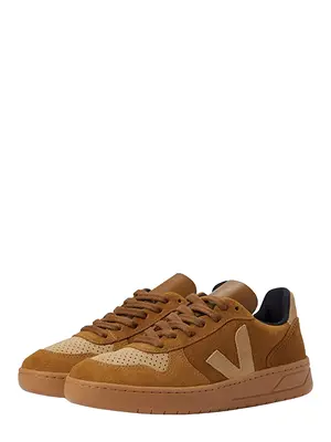 VEJA VEJA V-10 Lace-Up Sneakers Bronze