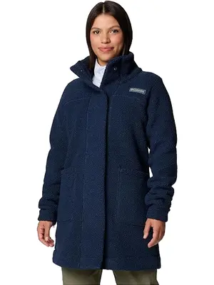 Columbia Columbia Panorama Long Fleece Jacket Navy