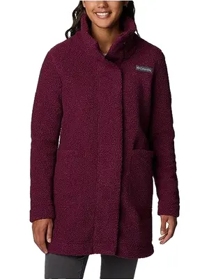 Columbia Columbia Panorama Long Fleece Jacket Red
