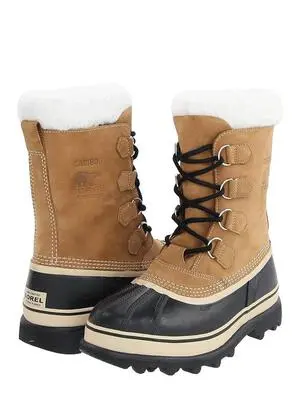 Sorel SOREL Caribou Waterproof Lace-Up Boots Buff