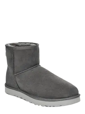 UGG UGG Classic Mini Twinface Boots Gray