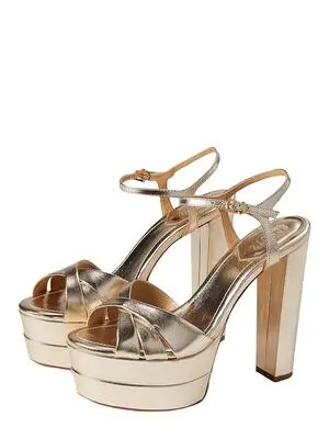 Schutz Keefa High Platform Sandals - Multi