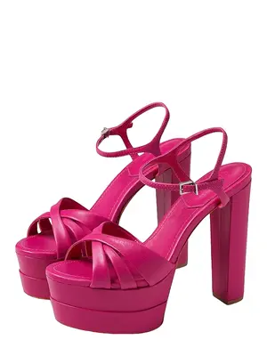Schutz Schutz Keefa High Heel Platform Sandals Pink