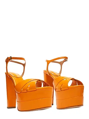 Schutz Schutz Keefa High Heel Platform Sandals Yellow