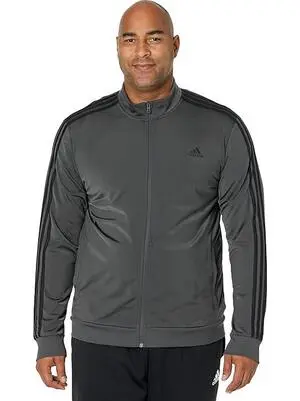 Adidas Essentials 3-stripes Tricot Track Jacket Men's Coat Black/black Gray