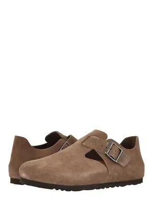 BIRKENSTOCK London Suede Slip-on Shoes - Taupe