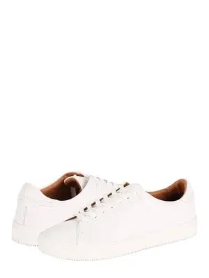 THE FRYE COMPANY Astor Low Lace Up Casual Sneakers - White