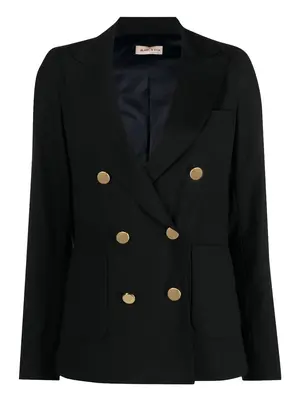 BLANCA VITA Blanca Vita Double-Breasted Blazer
