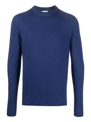 Malo Crew-neck Cashmere Jumper - Blue