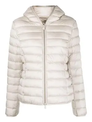 SAVE THE DUCK Iris Lightweight Puffer Jacket - Neutrals