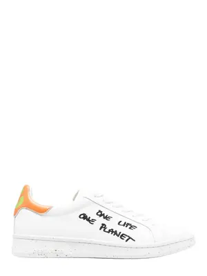Dsquared2 Slogan-print Low-top Sneakers - White