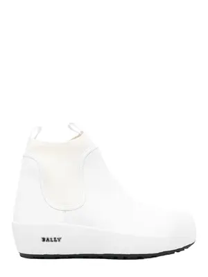 Bally Gadey Flatform Boots - White